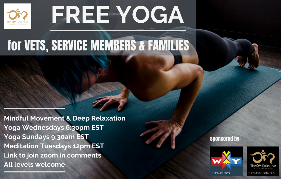 FREE Om Collective Yoga & Meditation for Veterans, Service Members ...