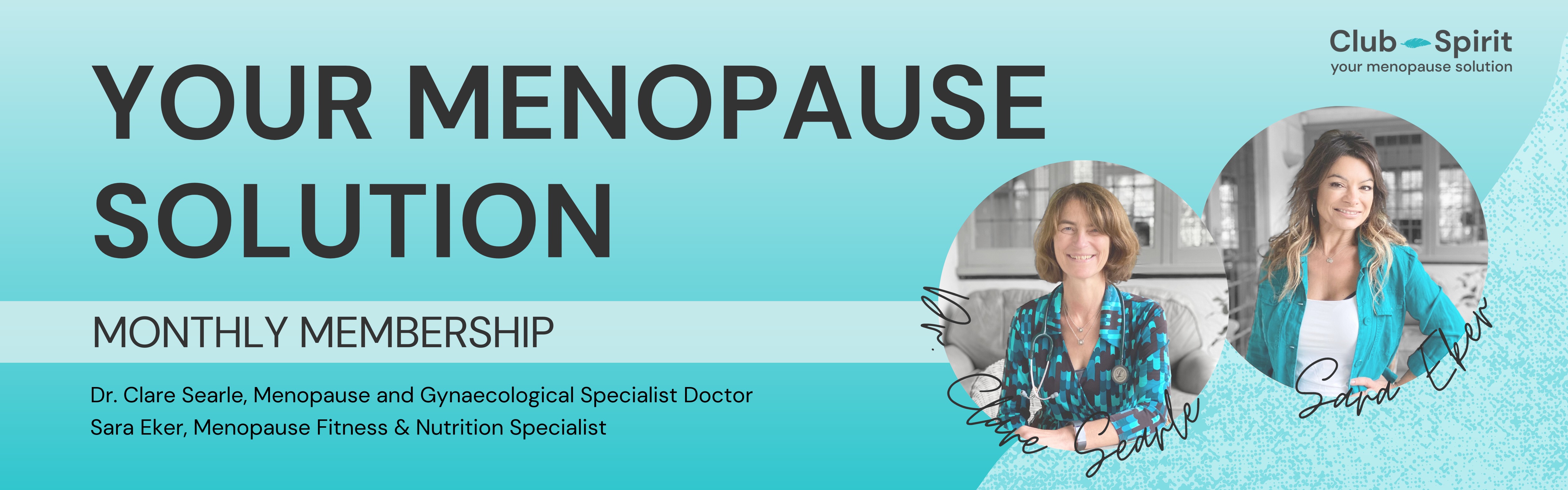 'YOUR MENOPAUSE SOLUTION' MEMBERSHIP — ClubSpirit