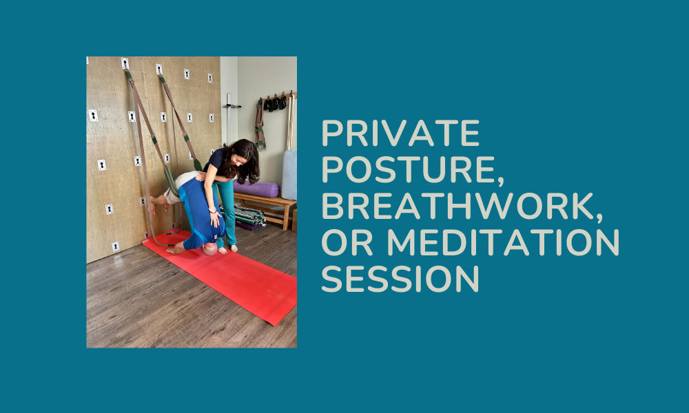 Private Posture, Breath Work, or Meditation Session — Wellness With Tami